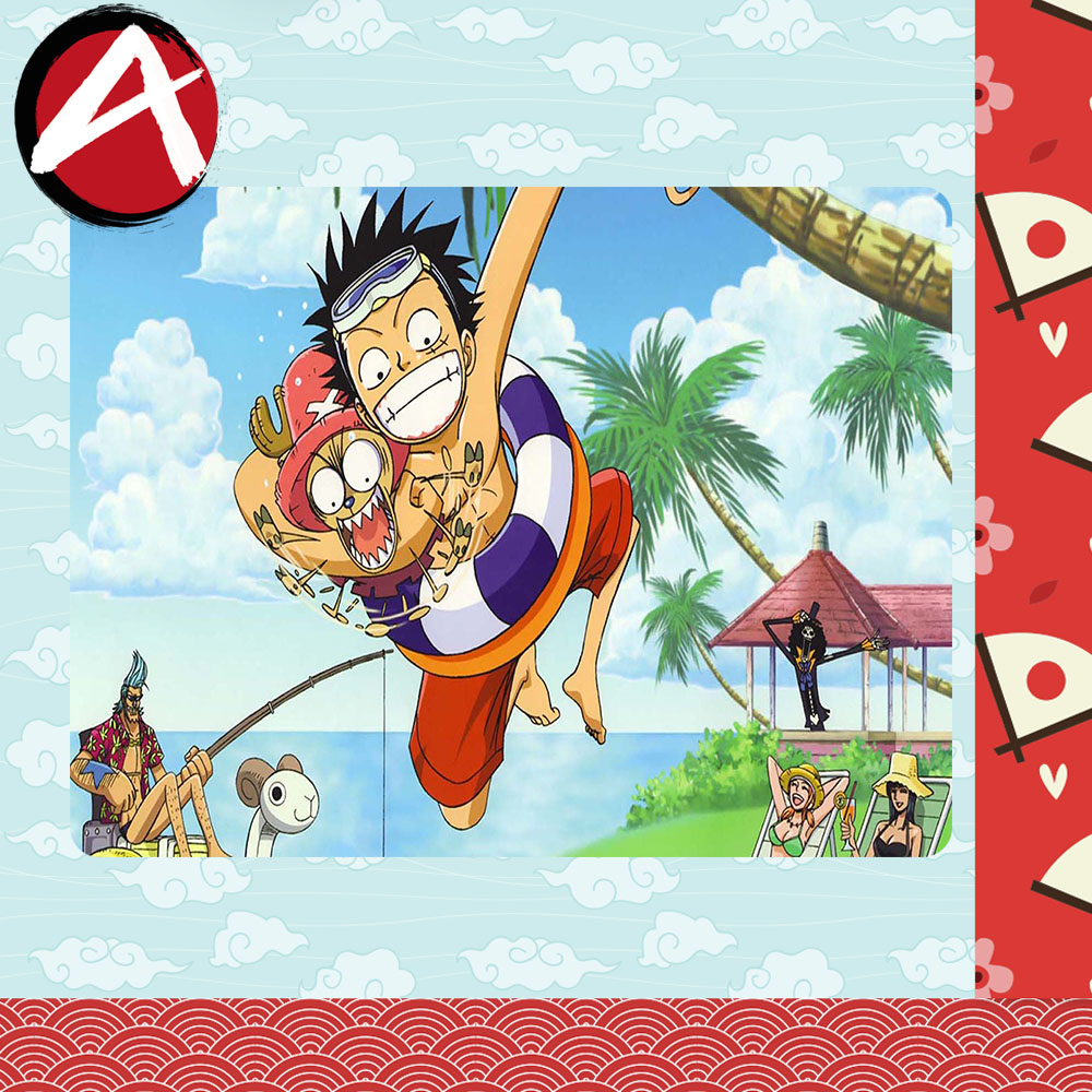 🥇 MOUSE PAD LUFFY CHOPPER - ONE PIECE 🤩